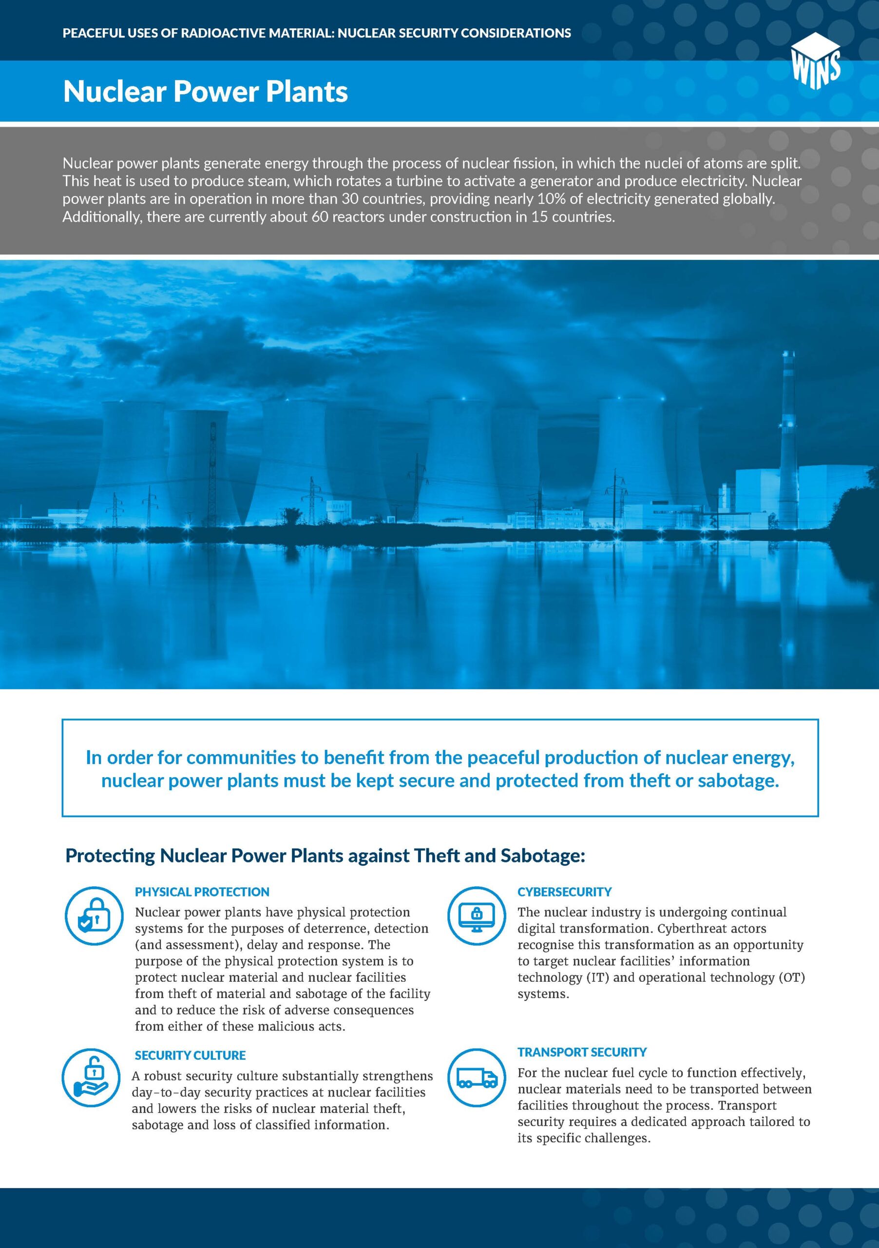 Wins Peaceful Uses Of Radioactive Material Nuclear Security